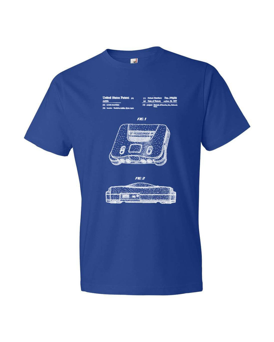 Nintendo 64 Patent T Shirt - Patent Shirt, Video Game Patent, Gamer Gi ...